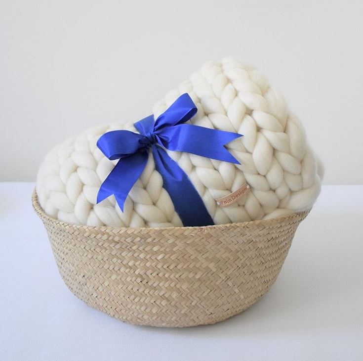 Výroba pletené merino deky návod